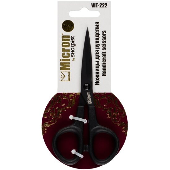 Ножницы Micron BY Sharpist Smart VIT-222 для рукоделия 135 мм тефлоновые