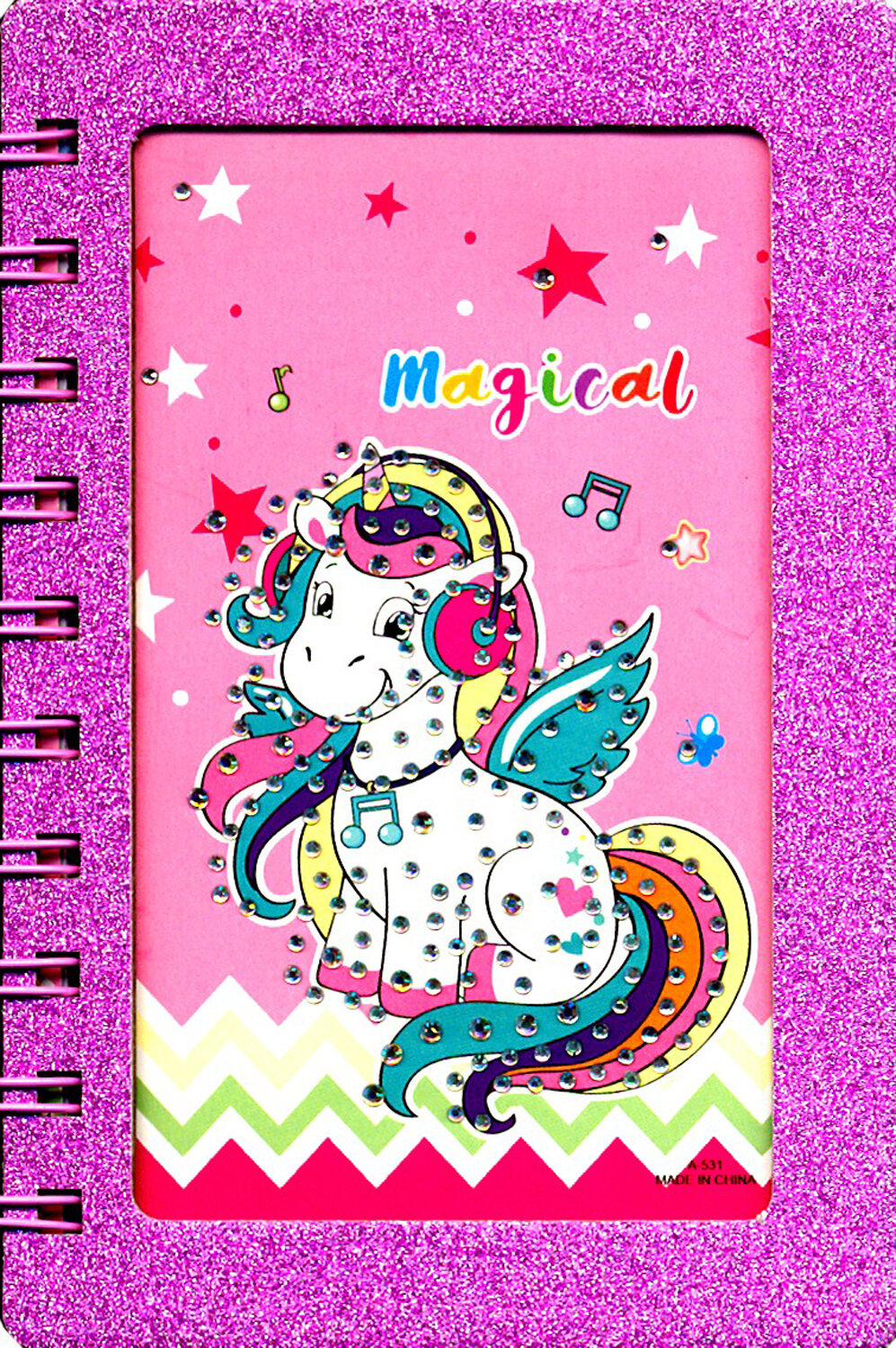 Блокнот А6, 60 листов, линия, UNICORNS (M-3715)