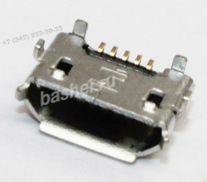 Гнездо USB micro (F) на плату, 5 контактов 5SD rev.