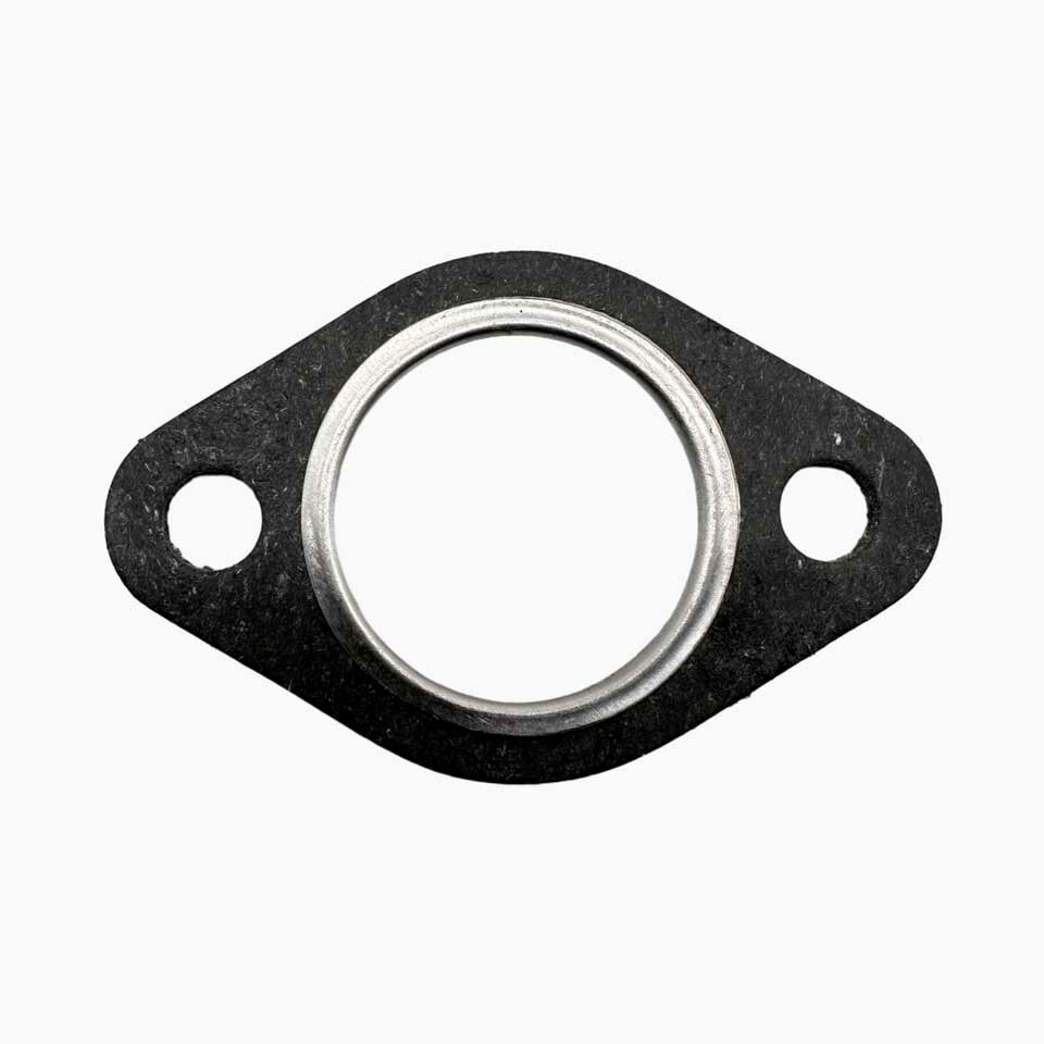 Прокладка колена глушителя на мотоцикл Иж Юпитер 5 (металл, обвальцовка, 3мм)