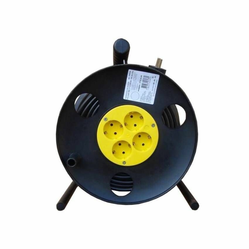 Удлинитель сетевой на катушке У1С-4-30 4 роз сз ПВС 3*2,5 30 м, К40Ф30