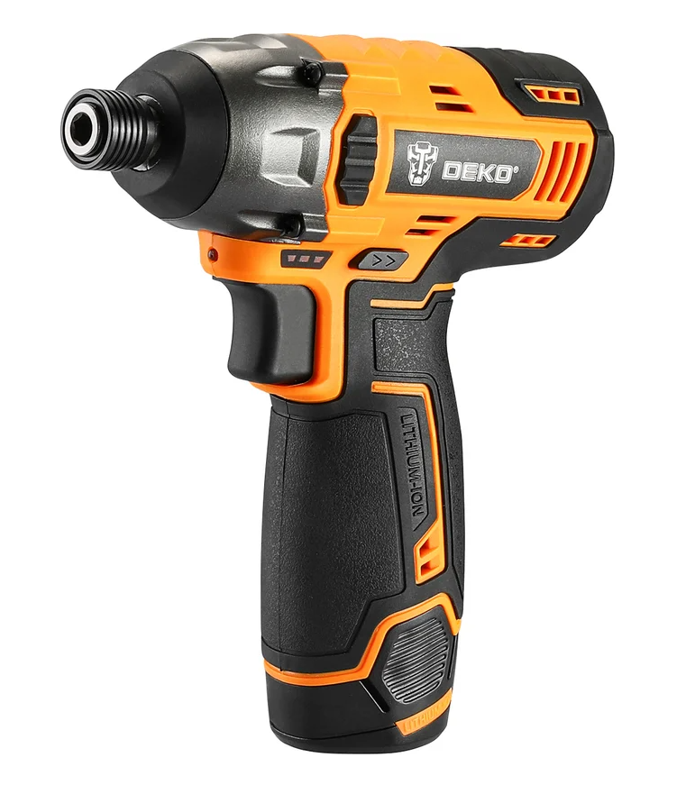 Гайковерт Deko DKIS12-L 12В, 2Акк 1.5Ач, 200Нм, кейс (063-4105)