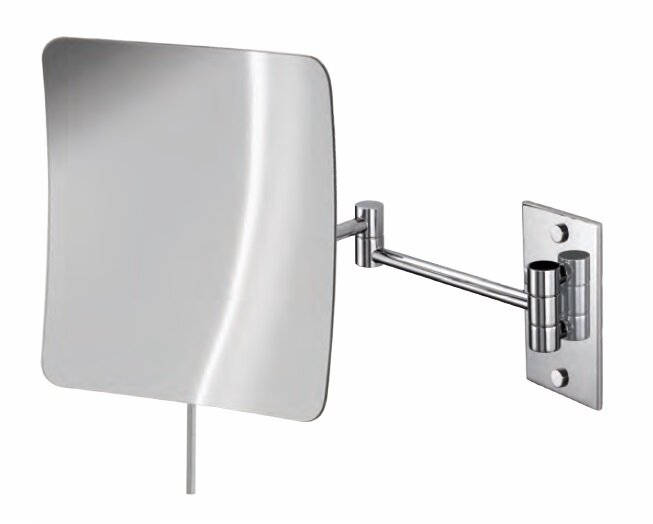 Зеркало косметическое увеличительное 5X WINDISCH 99138/2CR хром 200x200L395