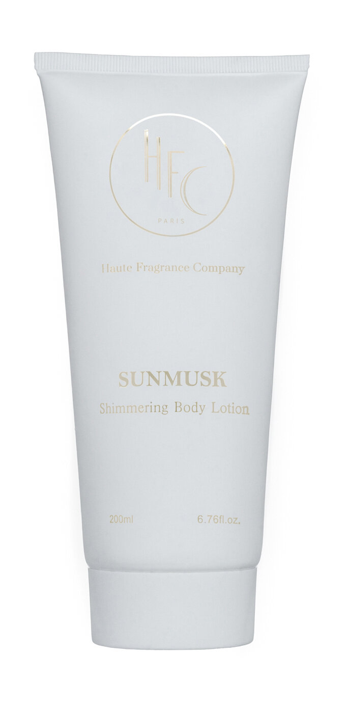 HFC Sunmusk Парфюмированный лосьон для тела с эффектом сияния, 200 мл
