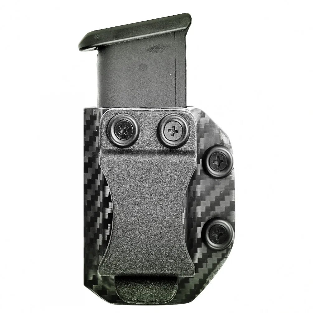 Кобура HXXFLY Kydex для Glock 43x Mos Серый, Carbon Fiber Mag