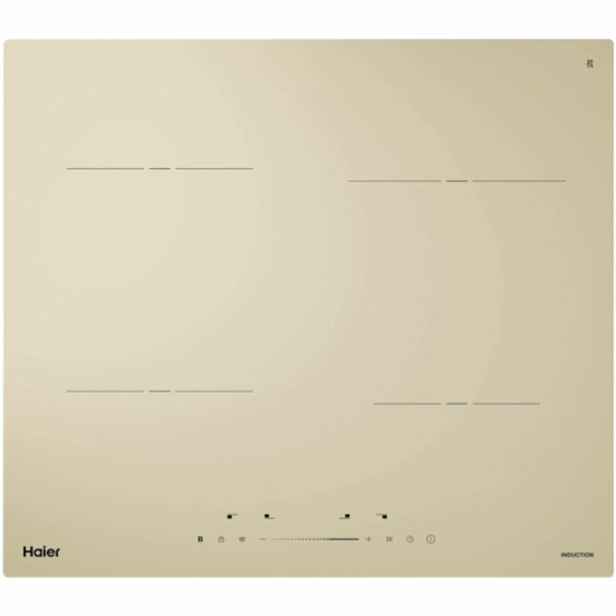 Варочная панель индукционная Haier HHY-Y64TVTC, бежевый