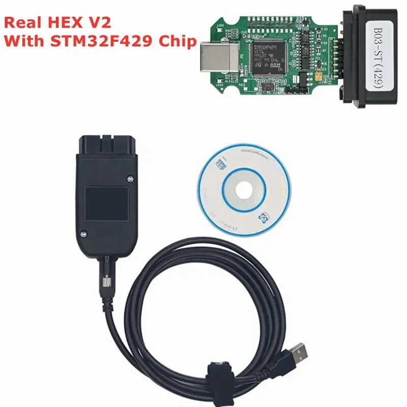 HEX V2 Real STM32F429 Chip для VW/AUDI/Skoda/Seat