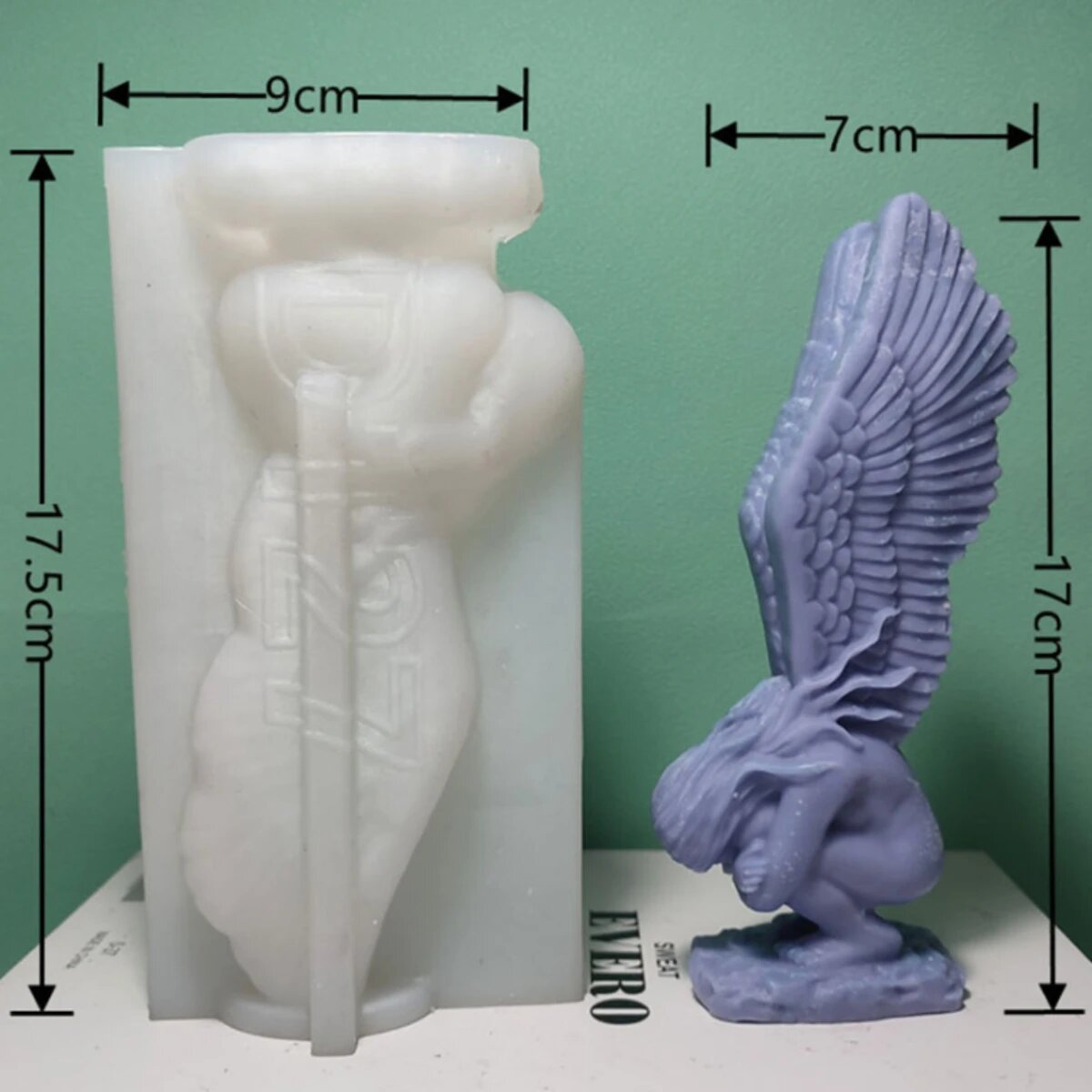 Силиконовая форма для свечей крылья ангела SPMOLD A