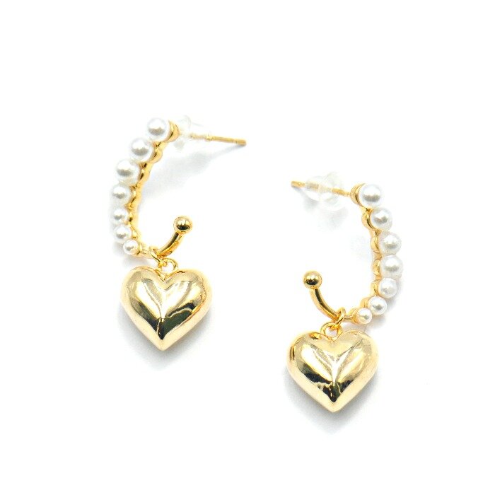 Серьги, бижутерный сплав, 925 проба, жемчуг имитация