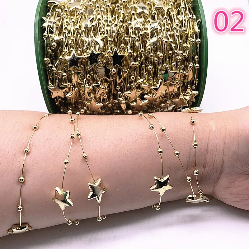 Гирлянда из бусин WPQQHYGT 5 ярдов 02