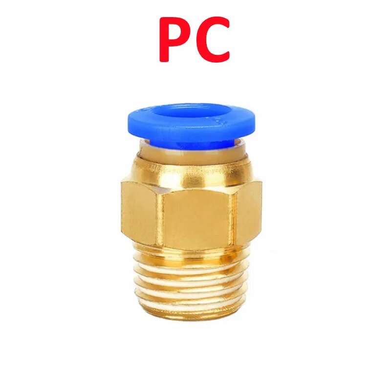 Пневматический фитинг PC M5 6mm, 3/4"