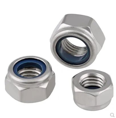 Стопорные гайки DIN985 ZFhong М2-М12 нержавеющая сталь M4 20PCS, stainless steel