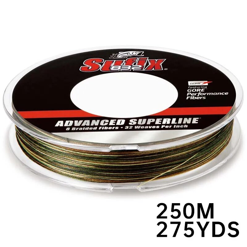 Sufix 832 Camo, 0.42mm, 86LB, 250M