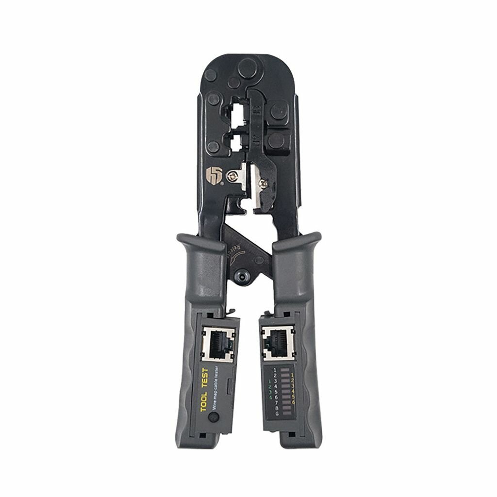 Многофункциональный инструмент для обжима проводов 3 в 1, Щипцы для обжима, плоскогубцы для зачистки проводов, RJ11, RJ12, RJ45, Кабельные щипцы, Тестер для зачистки