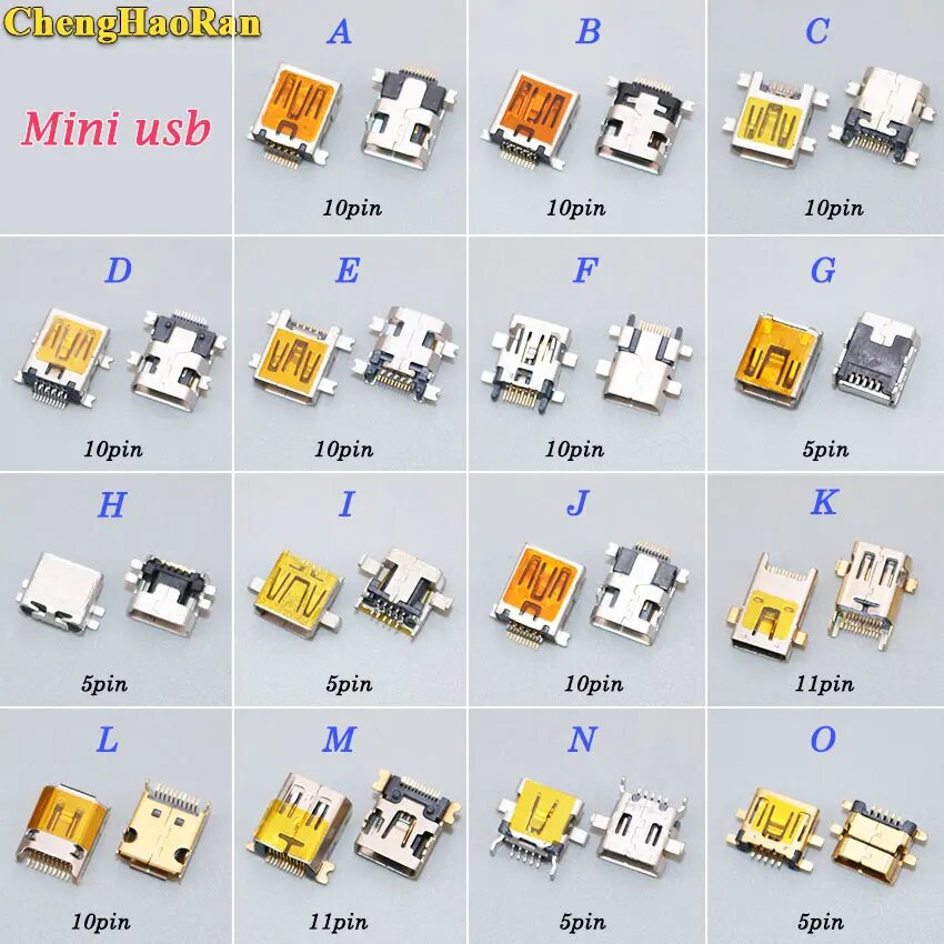 Разъем USB ChengHaoRan MINI Цвет L