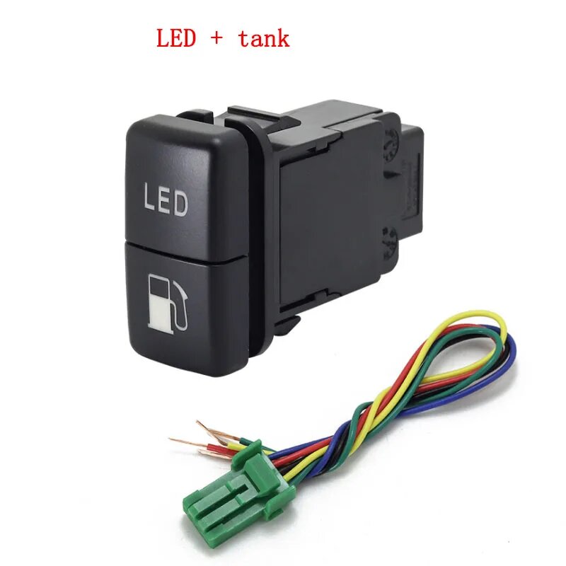1 шт. двойной клавишный переключатель двойной переключатель противотуманные фары LED and fuel tank