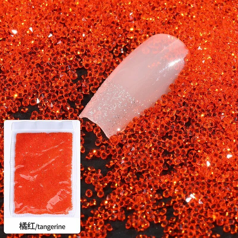 Мини-пикси стразы стекло Orange 12
