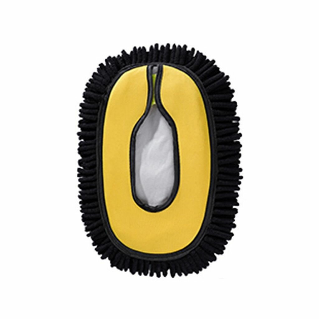 Автомобильные инструменты, Желтая сменная головка для мойки автомобиля с изогнутой ручкой