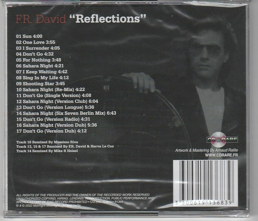 F.R. David - Reflections (CD диск) — фото 1