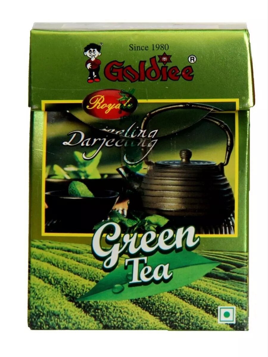DARJEELING Green Tea, Goldiee (дарджилинг зелёный чай, Голди), 100 г.