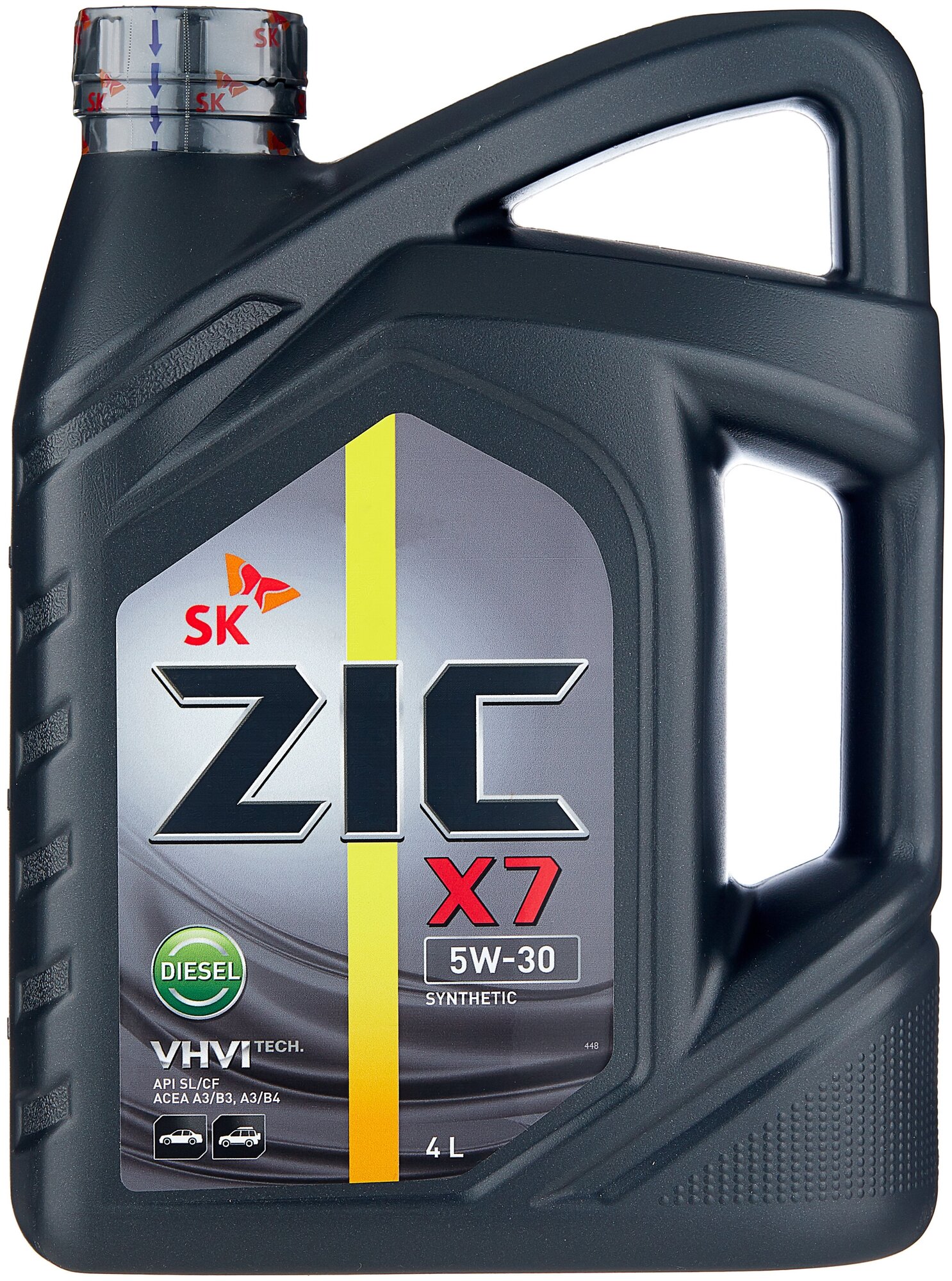 ZIC X7 DIESEL 5W-30 4L масло моторное 162610
