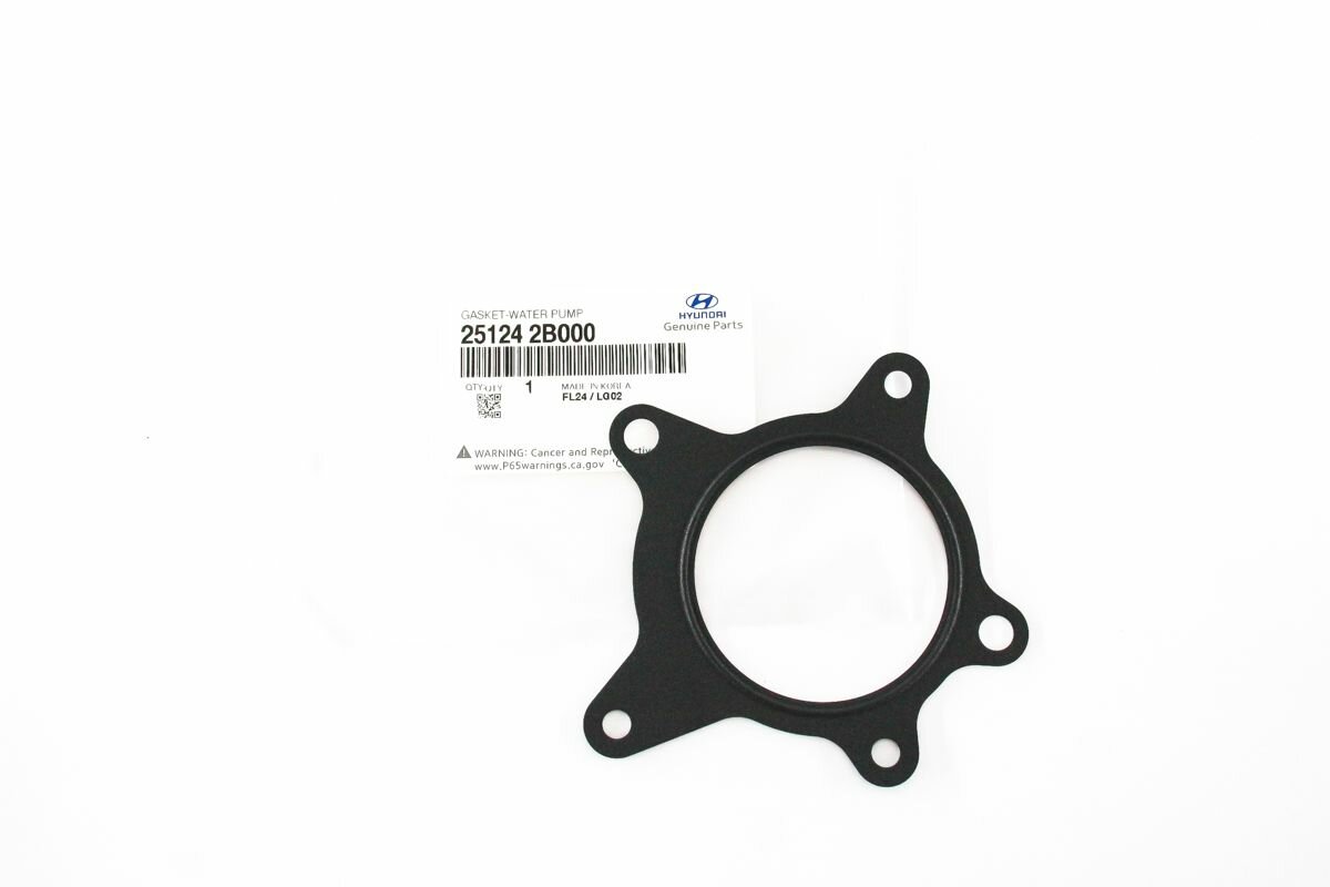 Прокладка помпы Hyundai Kia Elantra Accent Creta Solaris Tucson Santa Fe Cerato Ceed Optima Rio, Хендай Киа, 251242B000