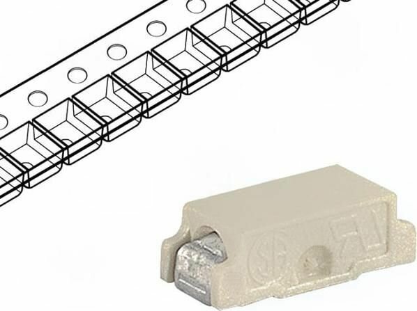 Предохранитель SCHURTER 3402.0019.11 плавкая вставка быстрый 7А 63ВAC 63ВDC SMD 1 шт