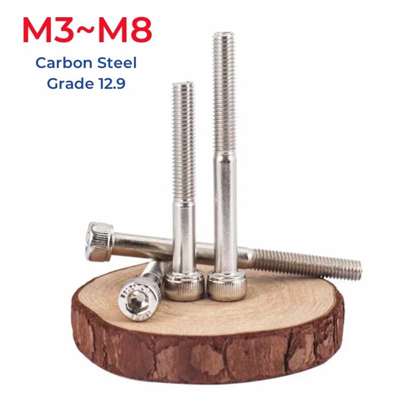 Болты шестигранные M3 30 мм, 10 шт.