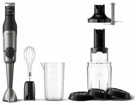 Ручной блендер Philips Series 5000 HR268400 1200 Вт, погружной, плавная регулировка скорости, измельчение, перемешивание, венчик в комплекте