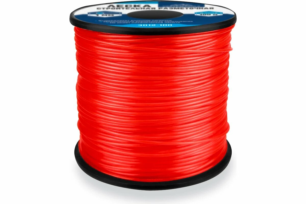 Vertextools Леска строительная разметочная 1 мм Х 100 м 3012-100 для маркировки