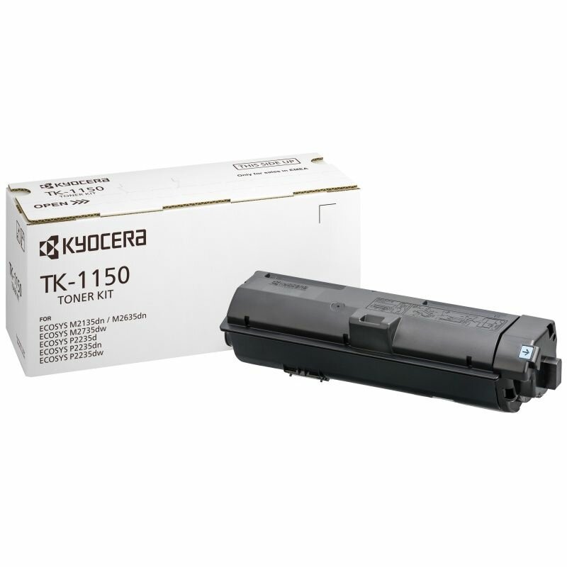 Тонер-картридж Kyocera TK-1150, черный, для принтера ECOSYS M2635, 2735 (1T02RV0NL0)