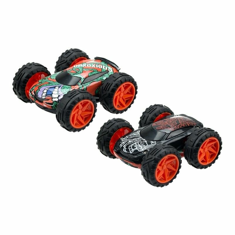 Машинка инерционная EXOST трюковая, Гонщик, рампа, аксессуары (20621E)