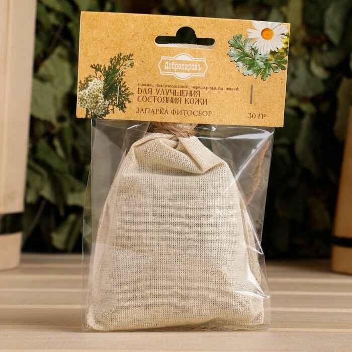 Запарка Добропаровъ фитосбор Для улучшения состояния кожи