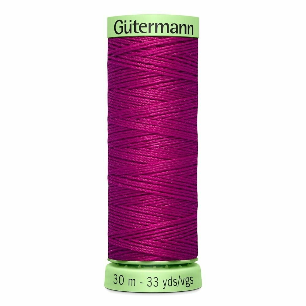 Декоративная нить Gutermann Top Stitch 30/30 м для отстрочки, 100% полиэстер, цвет 247 фуксия, 5 шт (3)