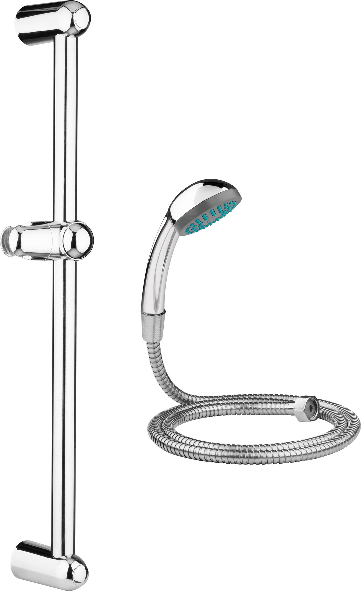 Набор для душа SS-04 (лейка диам 65 мм, шланг 150 см, штанга 60 см)