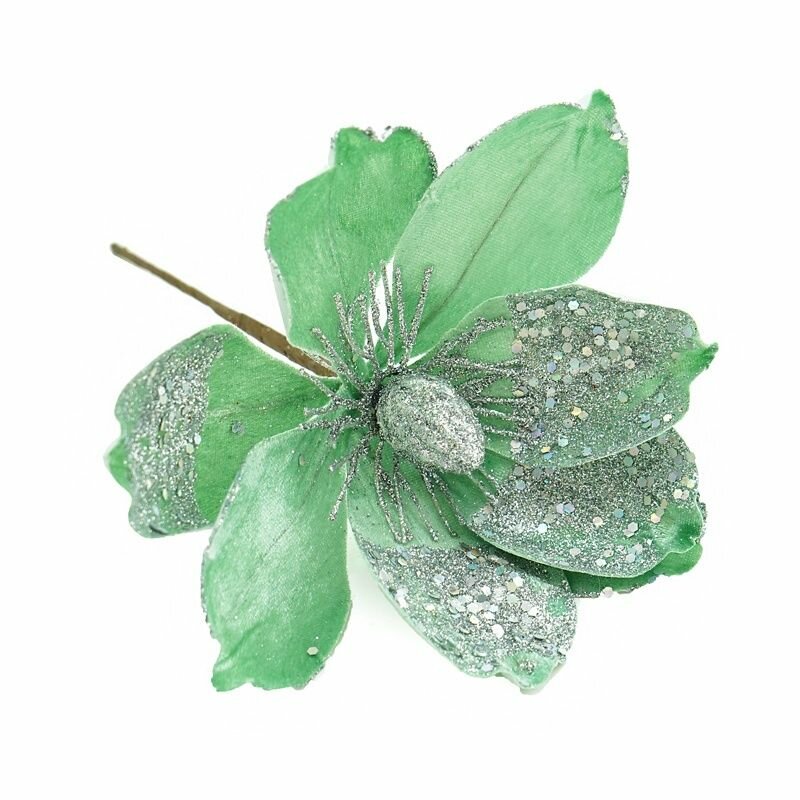 Искусственные цветы Веселый праздник Бирюзовый, для декора и цветочных композиций