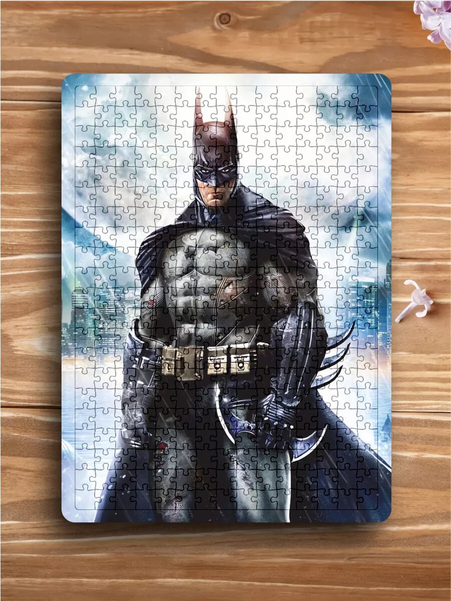 Деревянный пазл в подарок "Бэтмен"