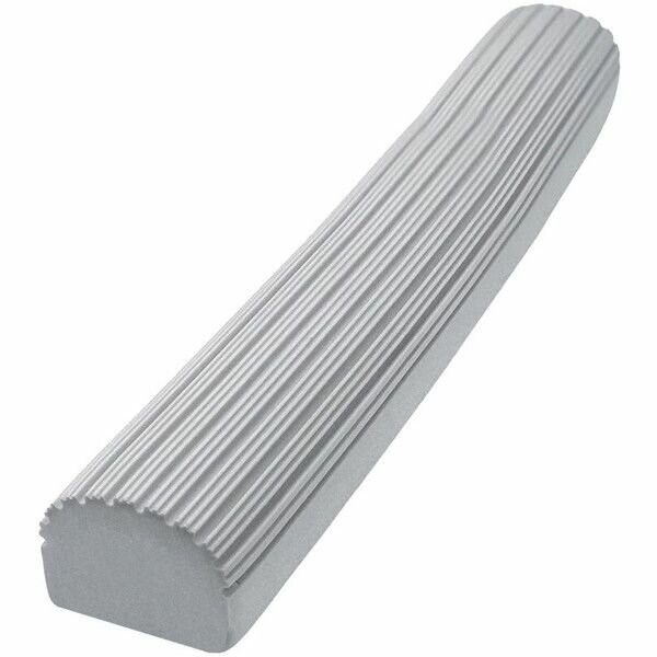 Губка для швабры КНР со складным отжимом ПВА 33 см, серая