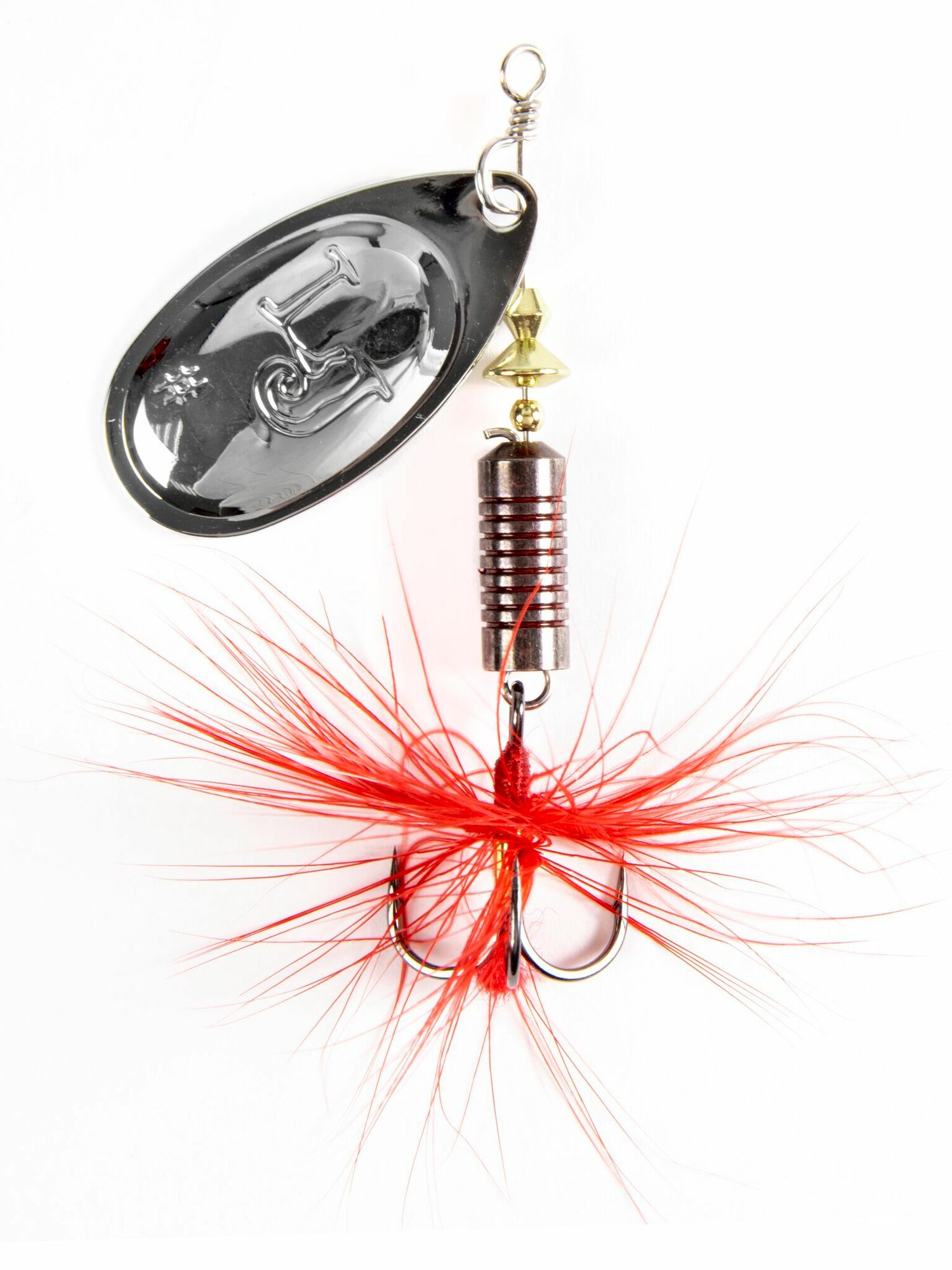 Блесна вращающаяся LUCKY JOHN BONNIE BLADE 5, расцветка 013, вес 13,4 г, размер #5 / Блесна для рыбалки на щуку, окуня