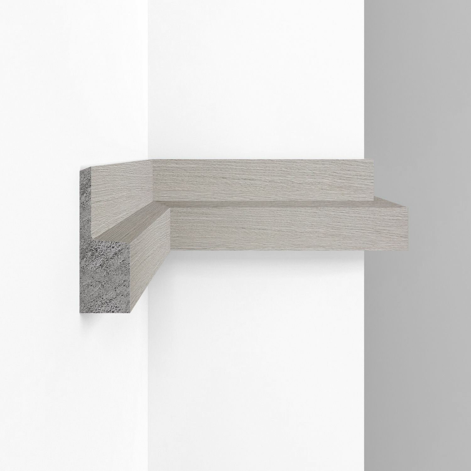 Молдинг D305-77 для стен, на потолок, декоративный плинтус, Decomaster 10 шт, 61х21х2000 мм