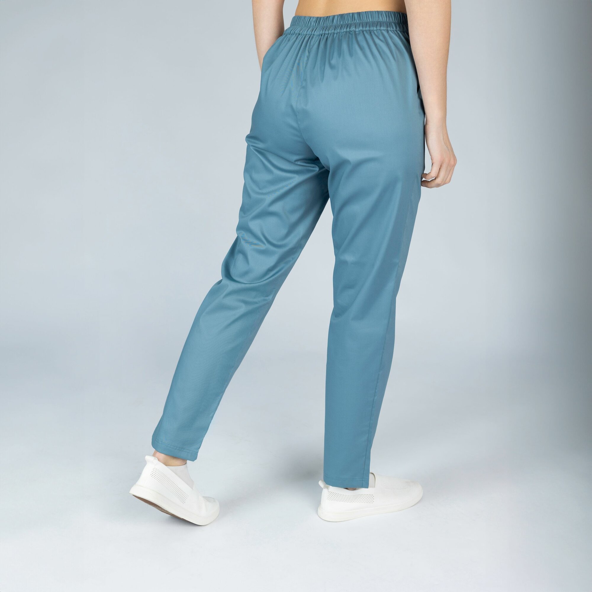 Премиальная медицинская одежда/Брюки медицинские голубые 46 размера на рост 164-170