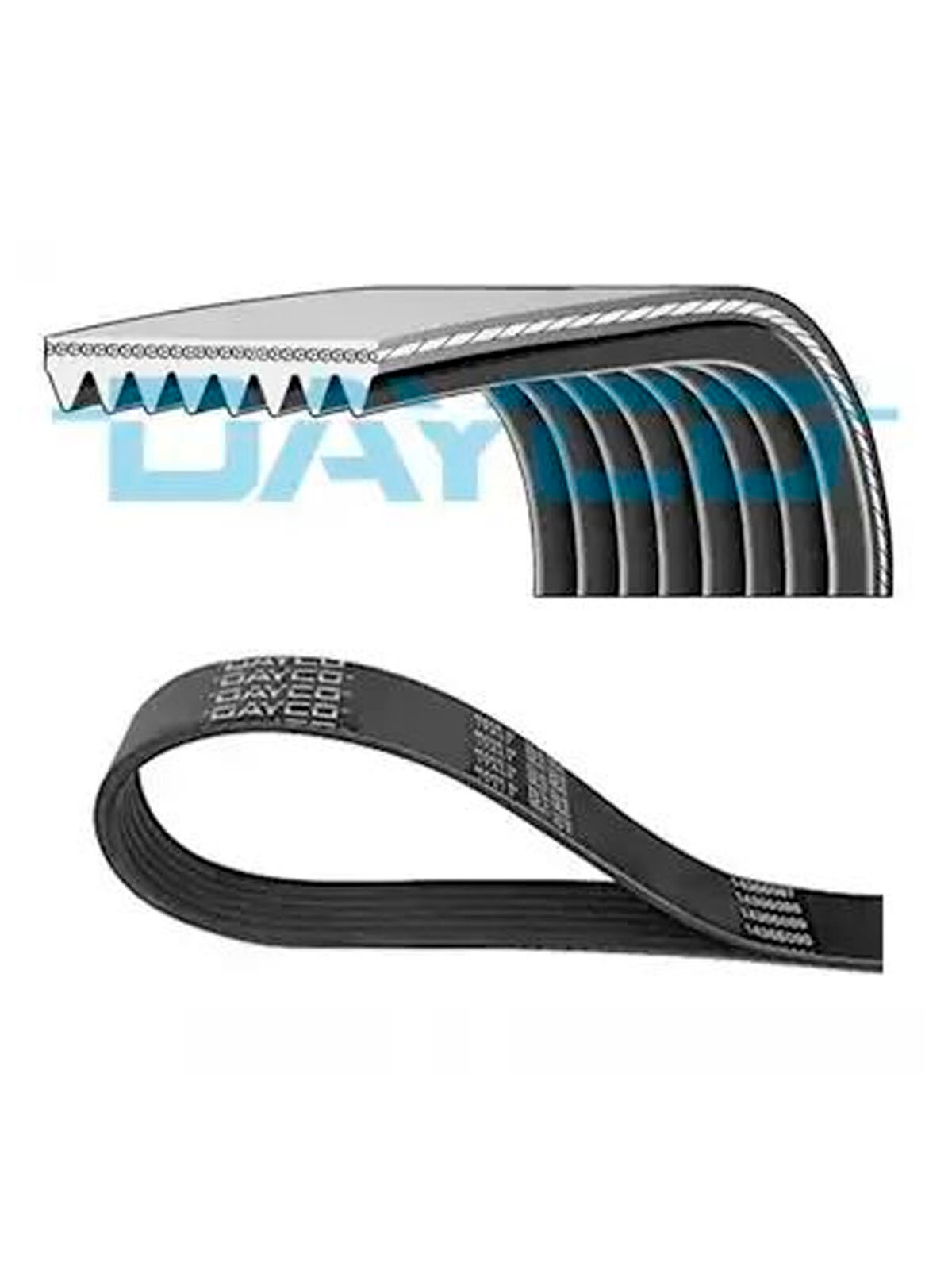Ремень приводной DAYCO 8PK1655HD, поликлиновой, 8 ручьёв