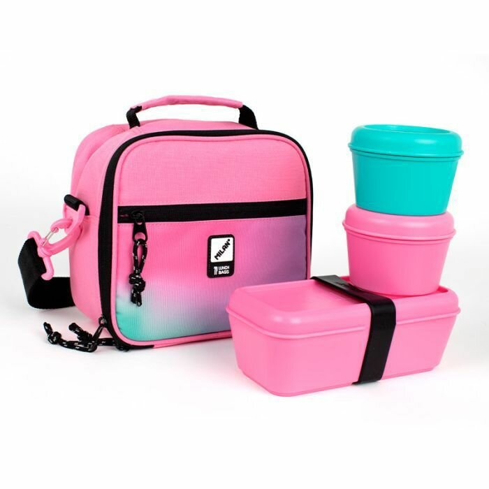 MILAN Sunset термосумка для ланч-бокса и 3 бокса в комплекте, 3,5 литра, 23*20*11см, полипропилен 08806SN1P