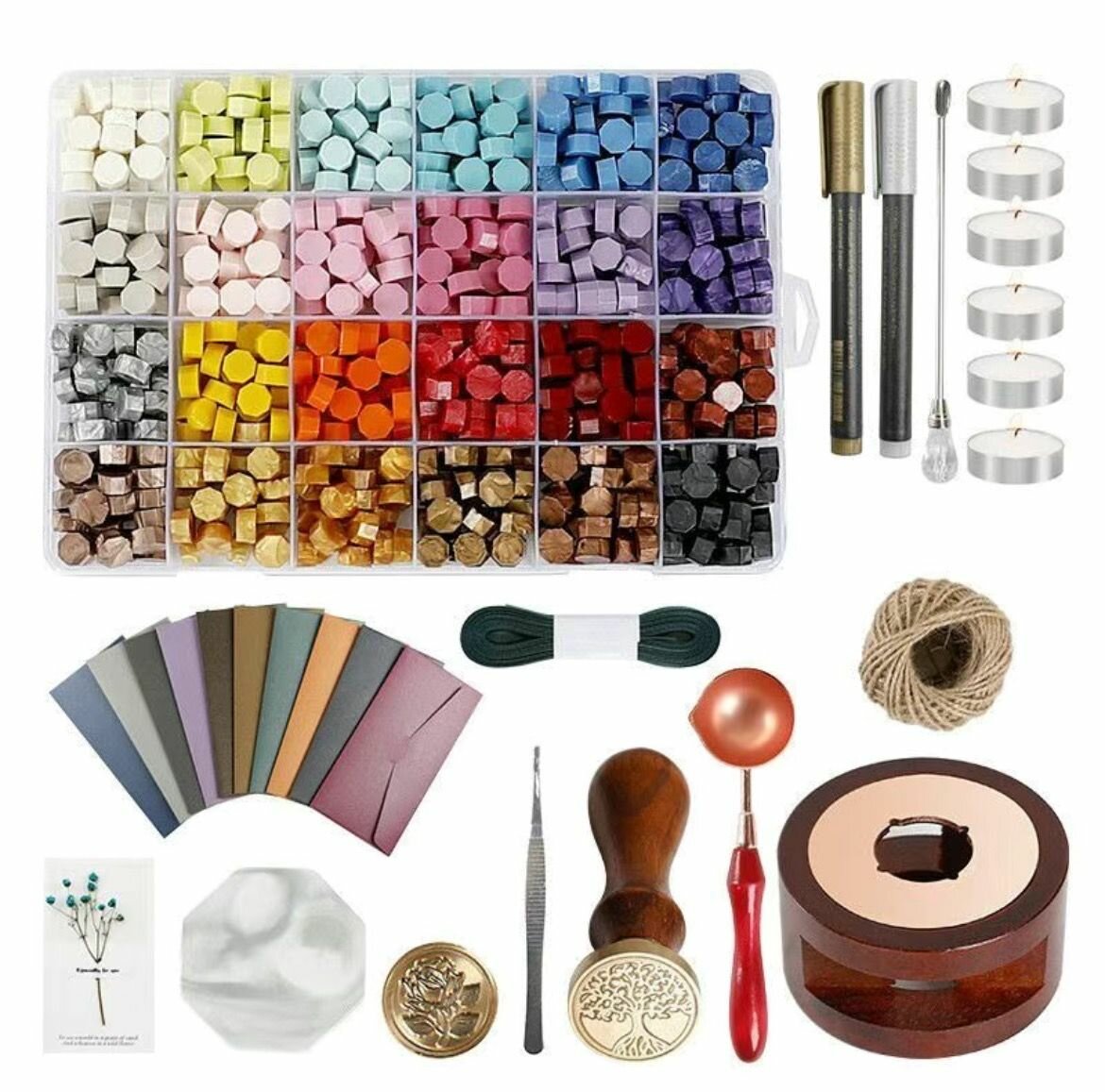 Сургучная печать набор для творчества подарочный YZ