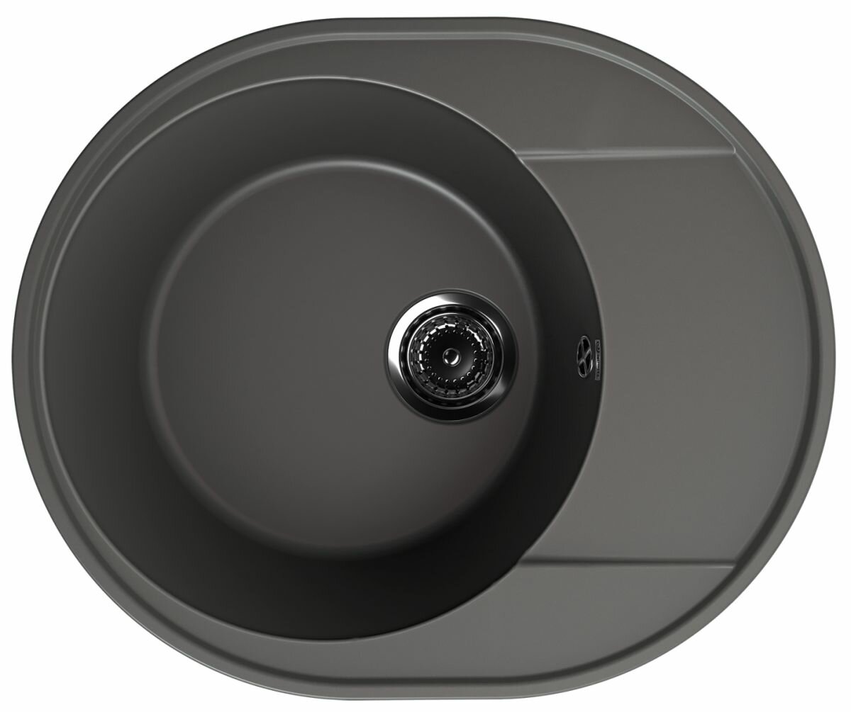Кухонная мойка ULGRAN Quartz Nora 585-09 асфальт
