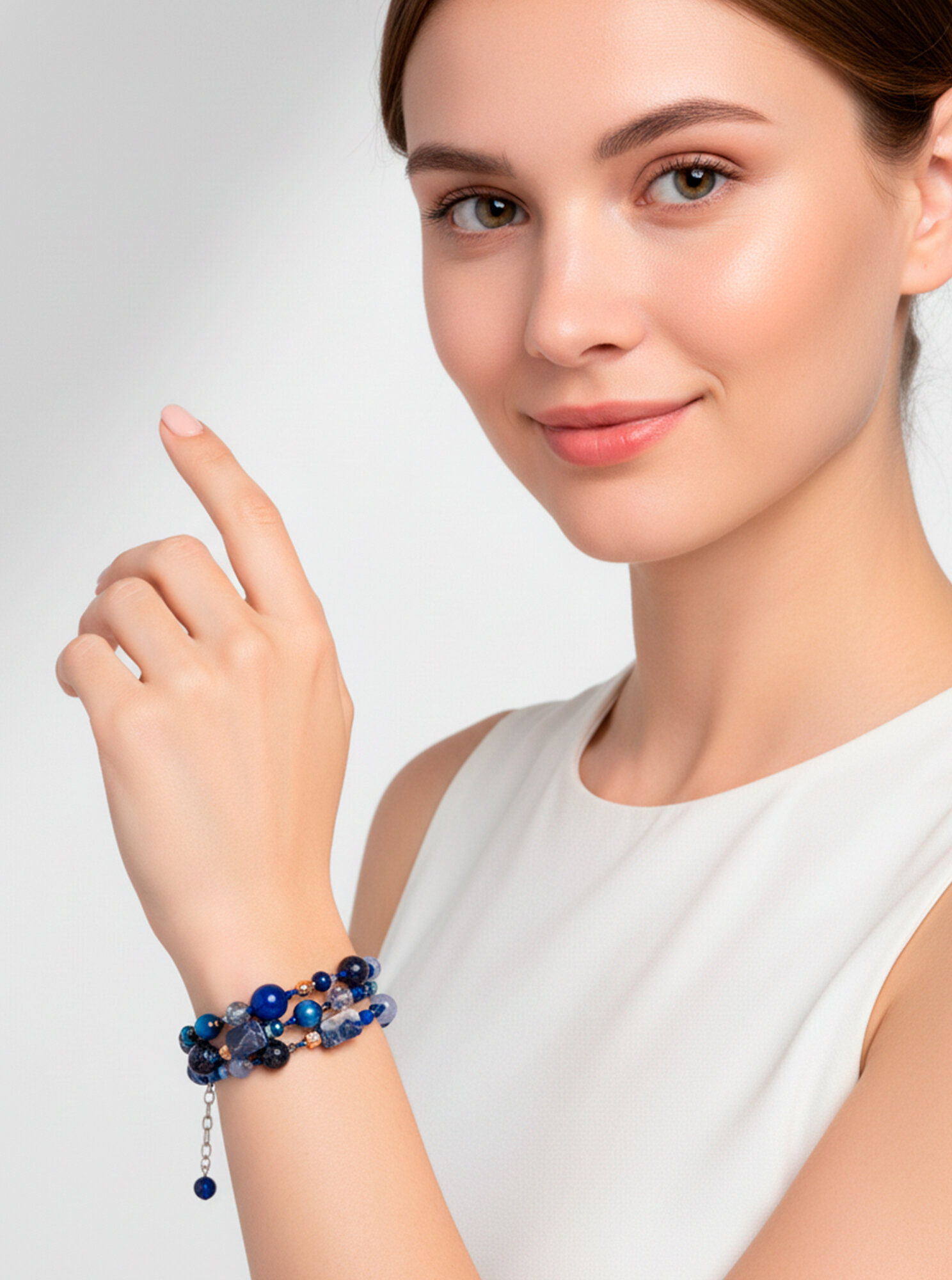 Браслет, гематит