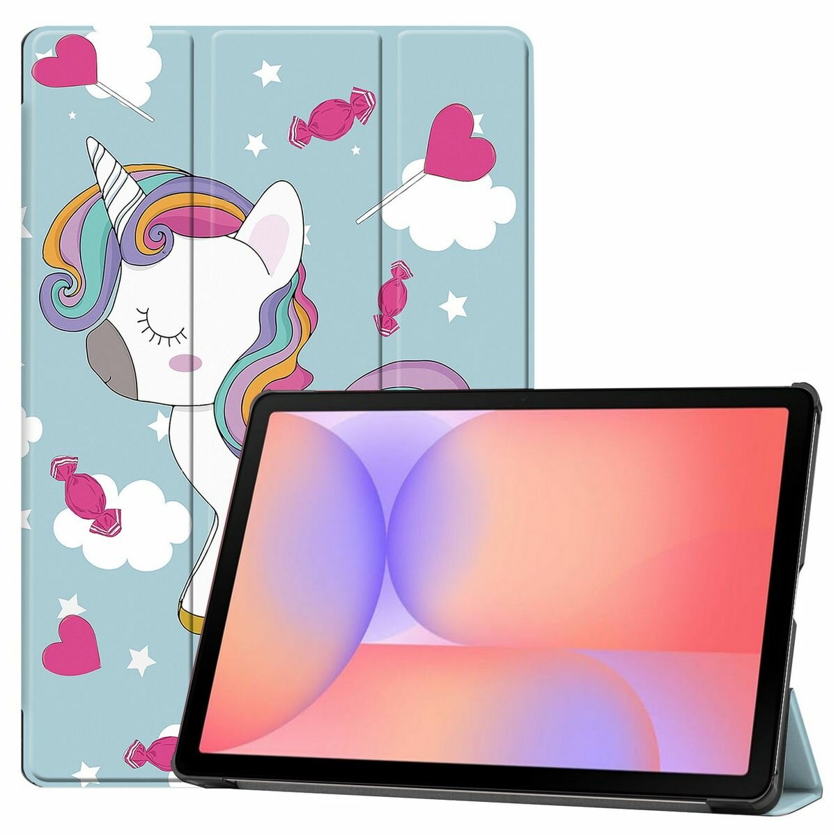 Ультратонкий жесткий чехол из искусственной кожи для Samsung Galaxy Tab S10 Lite 10.9 дюйма (модель SM-X400/SM-X406B) 2025