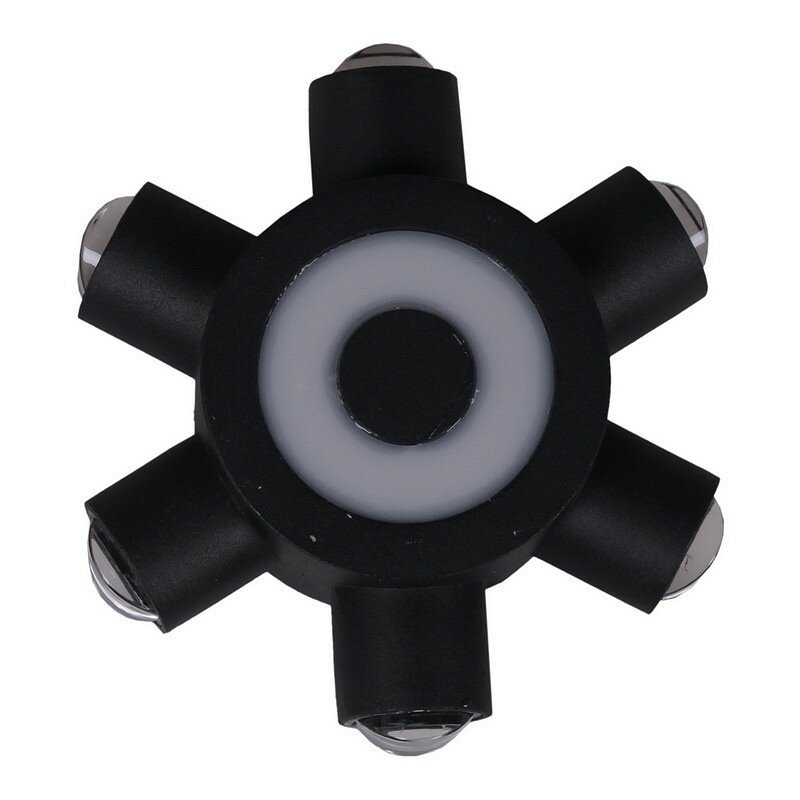 Накладной светильник Reluce 86973-9.2-007U LED2W+6*1W BK