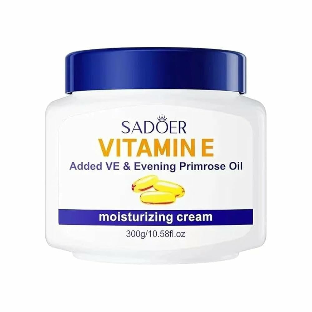 VITAMIN E Moisturizing Cream, Sadoer (Увлажняющий крем для лица с примулой вечерней и витамином Е), 300 г.