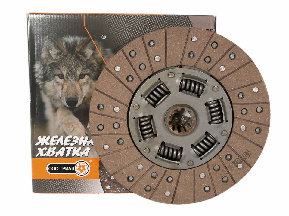 Диск сцепления УАЗ дв 4178 4218 под рычажную корзину вал 35мм Триал усиленный 71.451у-1601130-01